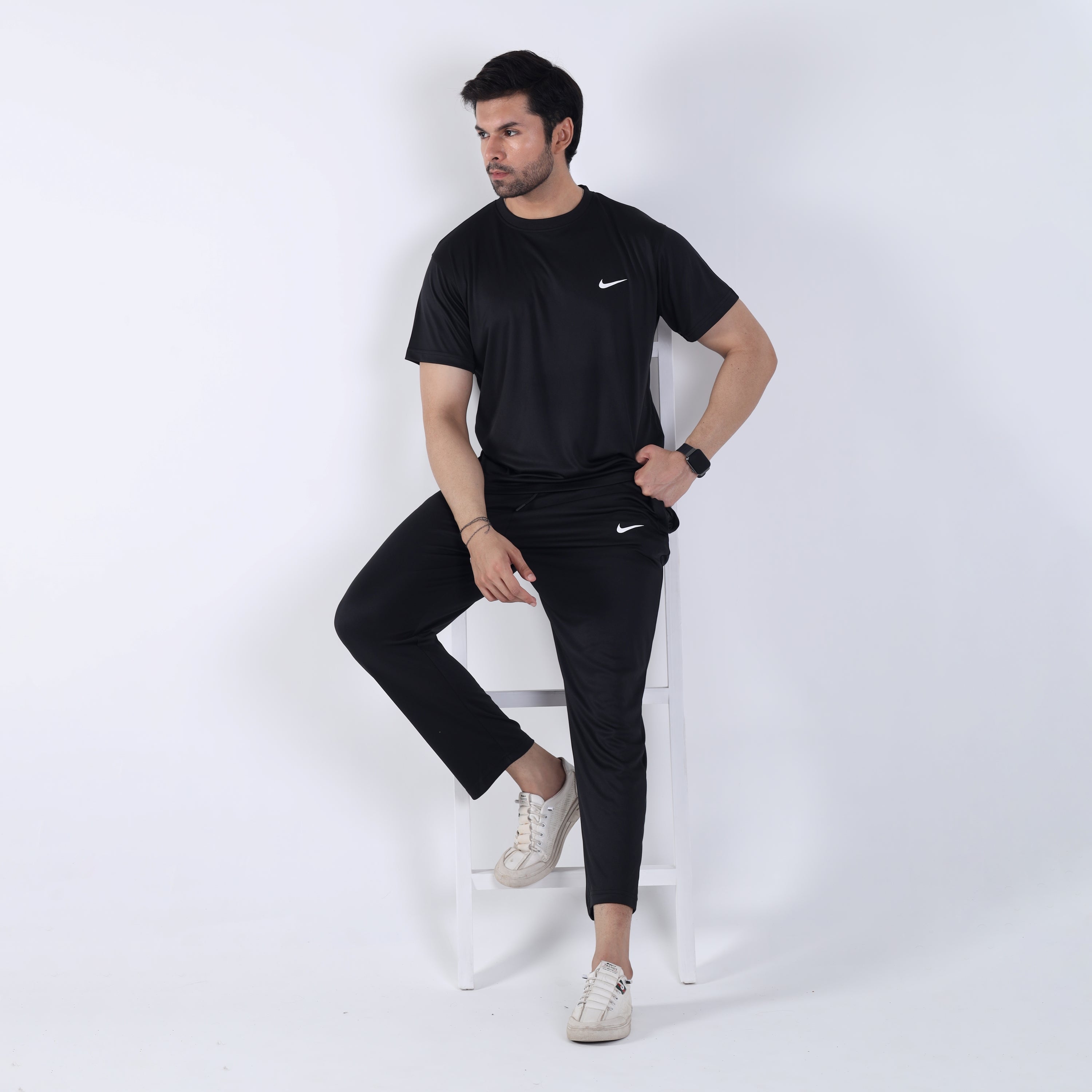 Single Nik Black Tracksuit - Summer – Aurello.pk